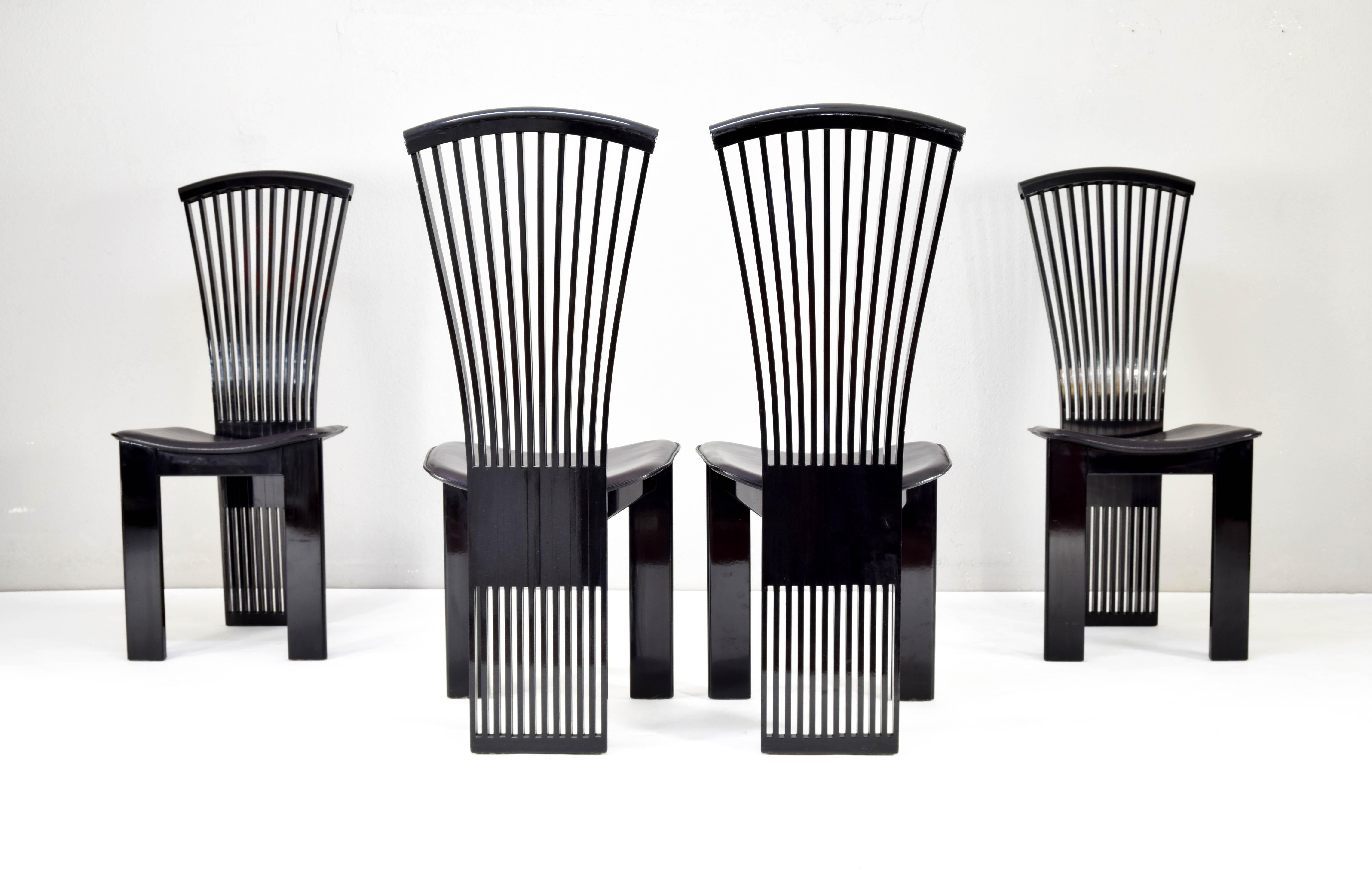 Pietro Constantini Midcentury Italian Modern Dining Chairs and ...