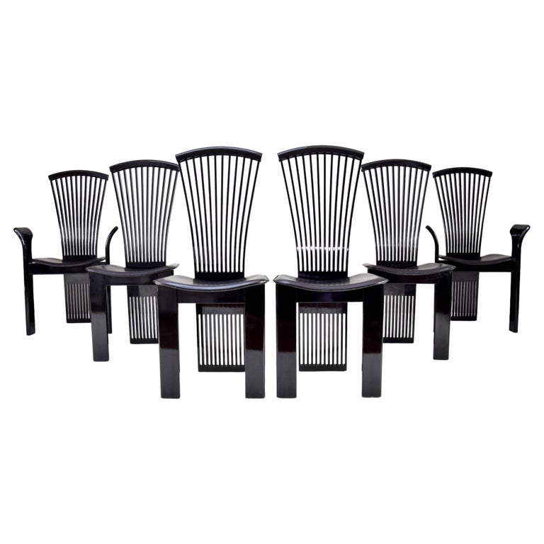 Pietro Constantini Mid Century Italian Modern Dining Chairs and ...