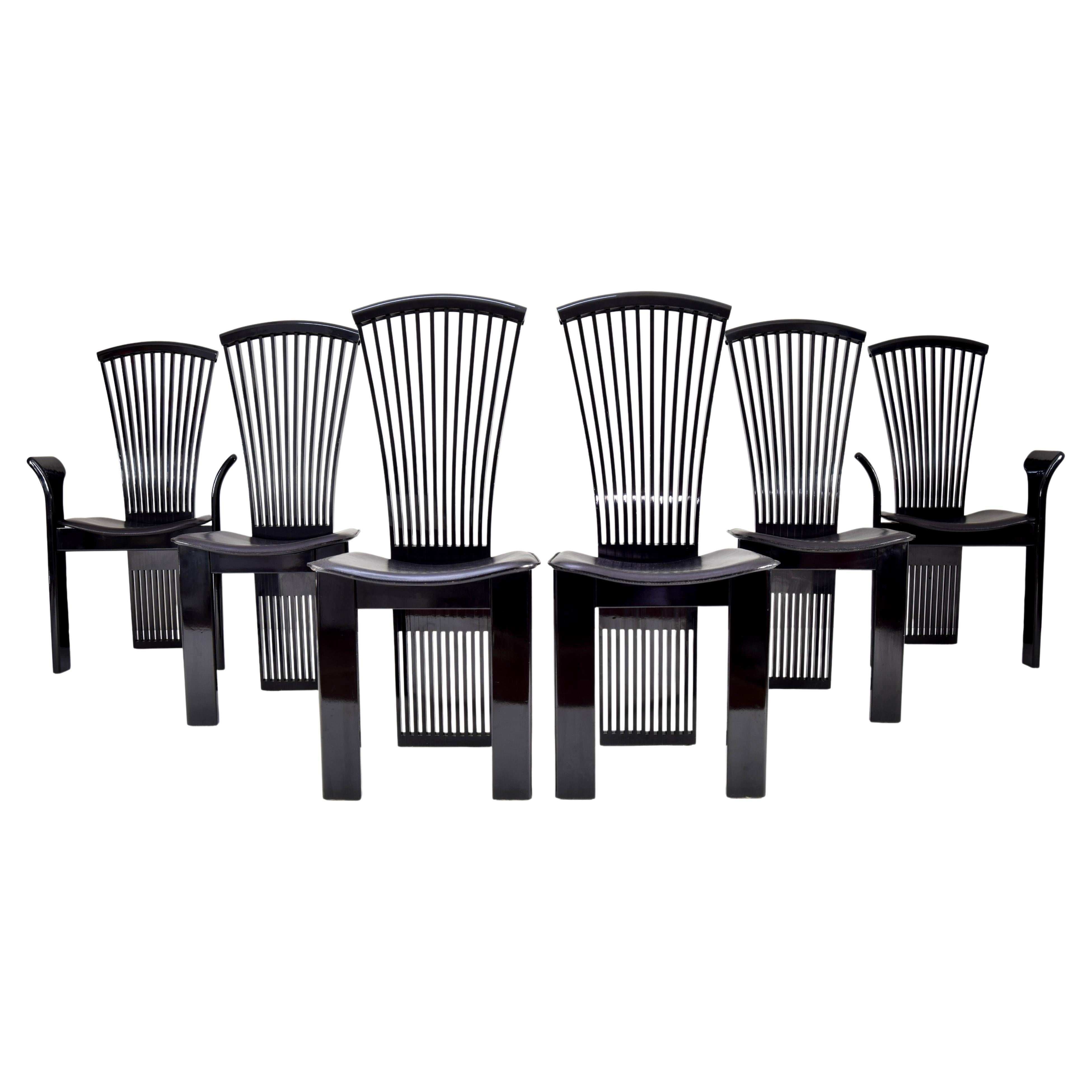 Pietro Constantini Midcentury Italian Modern Dining Chairs and ...