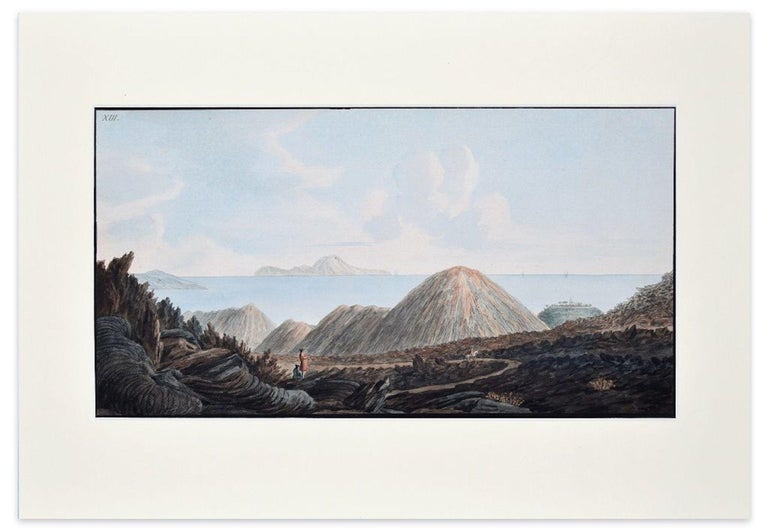 Pietro Fabris - Landscape Campi Phlegraei - Plate XIII - View of Capri ...