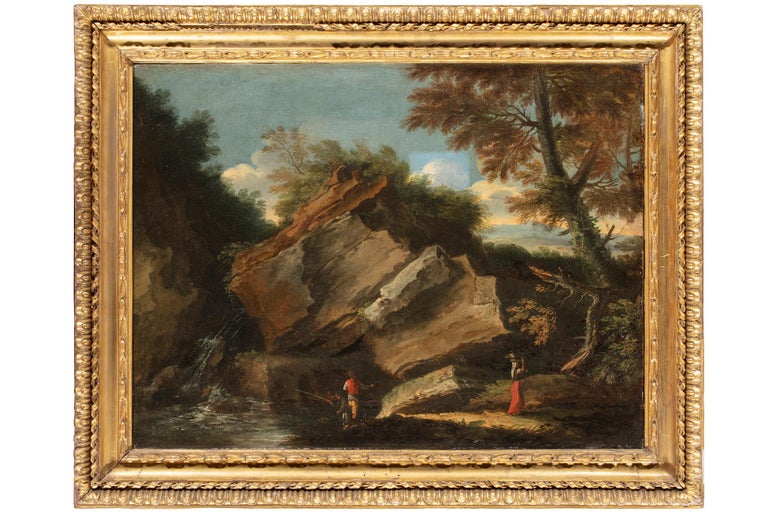 Pietro Montanini - 17th Century by Pietro Montanini Landscape Oil on ...