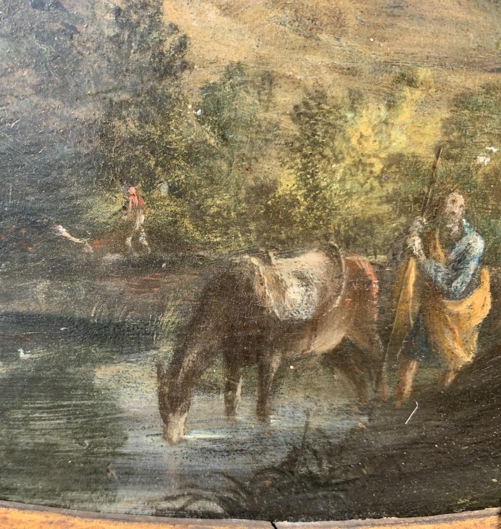 Pietro Paolo Bonzi - Peinture de paysage du XVIIe siècle - Fuite en ...