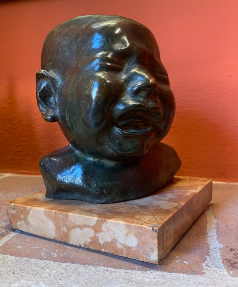 Pietro Piraino - Italian Artist Figurative Portrait Child Bronze Marble ...