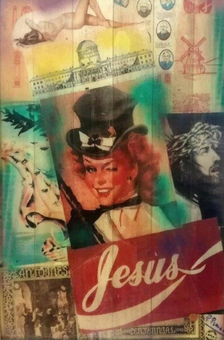 Pop Art, “B- Jesus Irish American", certificate of authenticity, Mixed ...