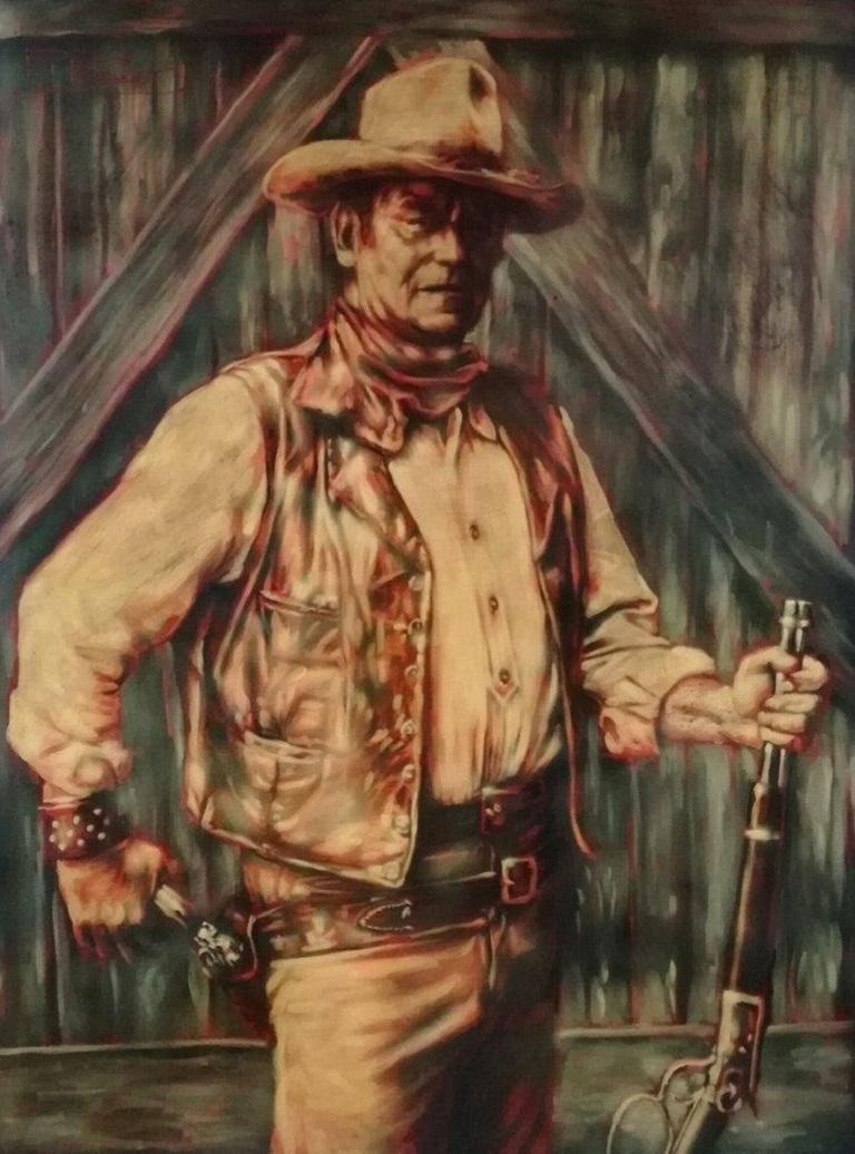 Pop Art, “The Duke - John Wayne" Legends Series, certificate of ...