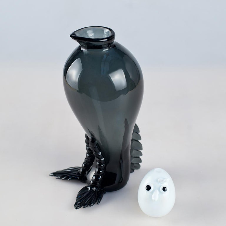 Pigeon Venetian Glass Sculpture by Eliana Gerotto For Sale at 1stDibs