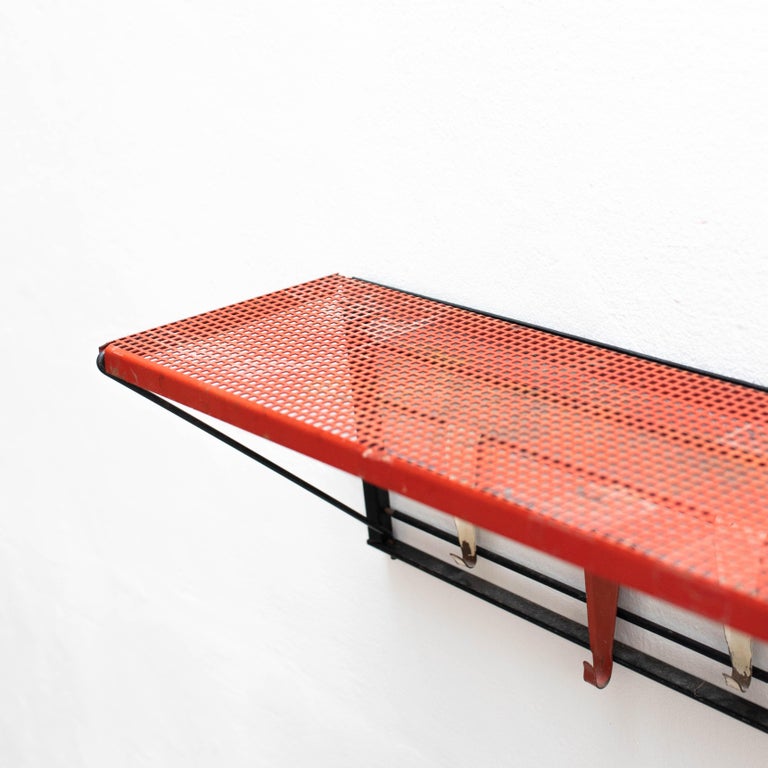 Pilastro Modular Coat Rack in Metal by Tjerk Reijenga, Circa 1950 For ...