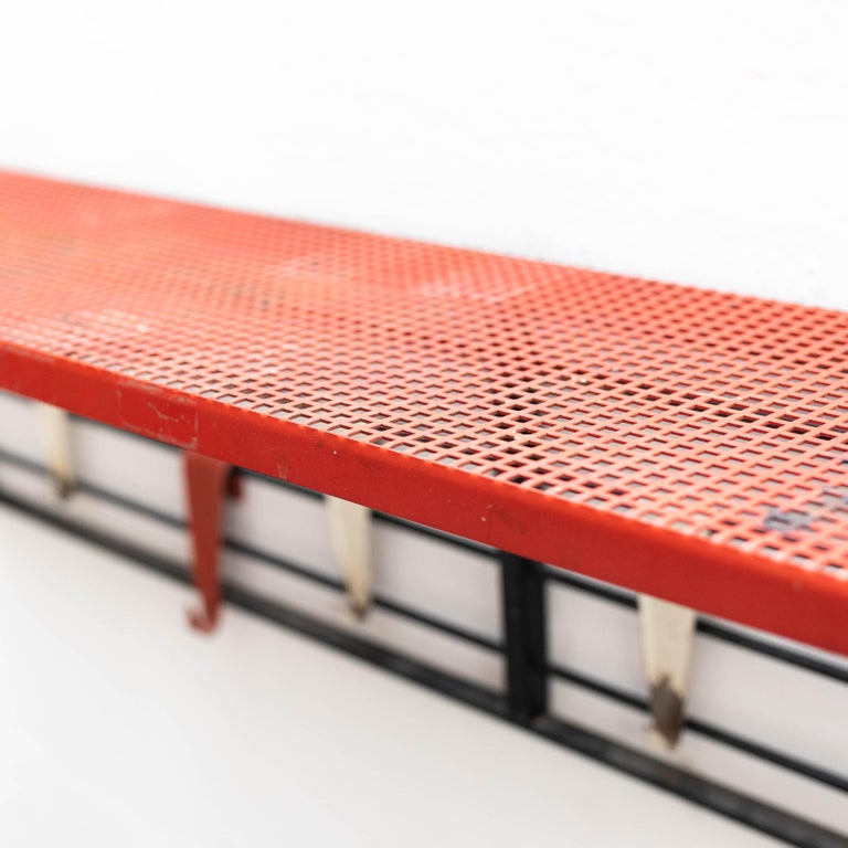 Pilastro Modular Coat Rack in Metal by Tjerk Reijenga, Circa 1950 For ...