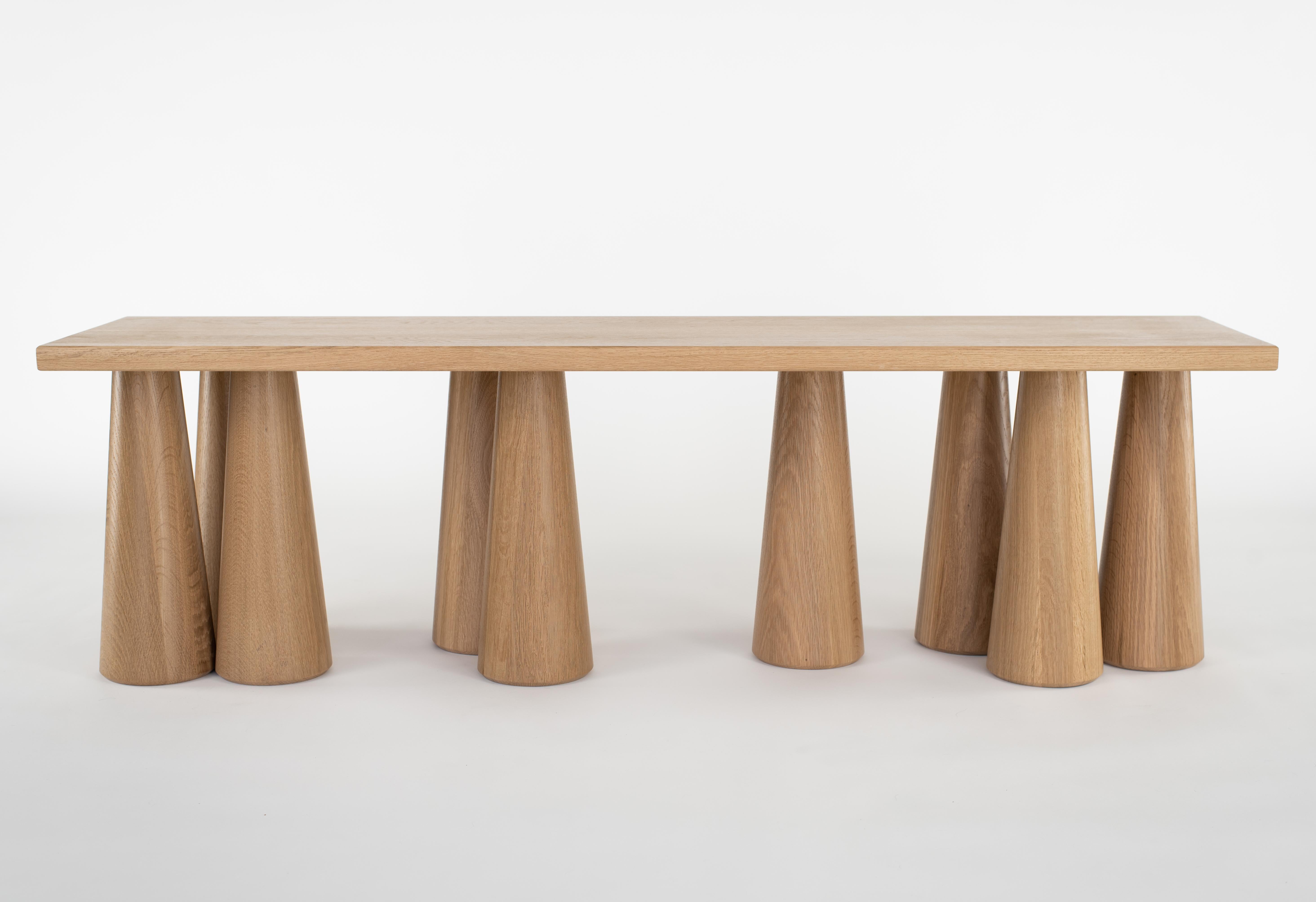 Pillar Bench, by Ben and Aja Blanc For Sale at 1stDibs