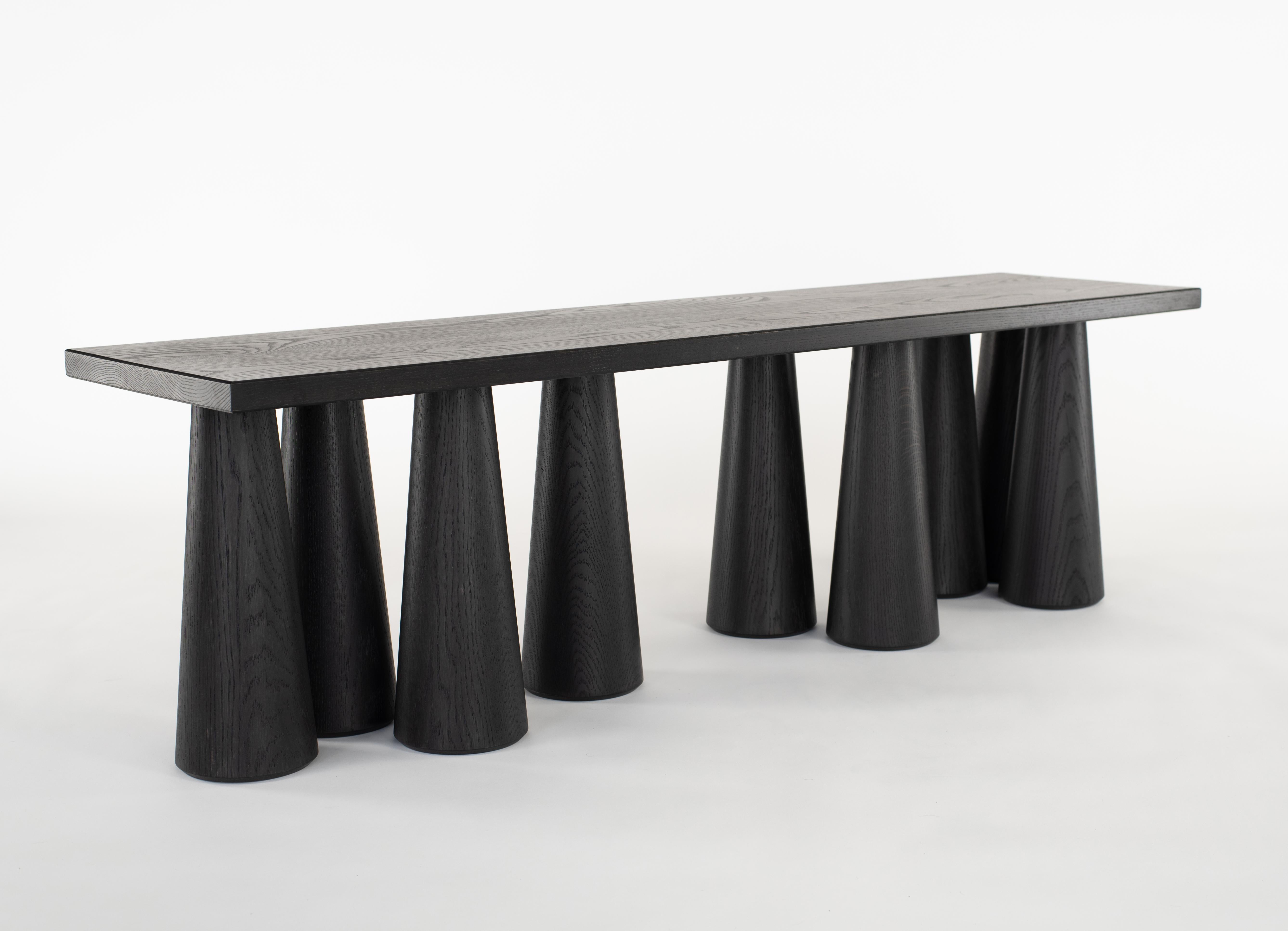 Pillar Bench, by Ben and Aja Blanc For Sale at 1stDibs