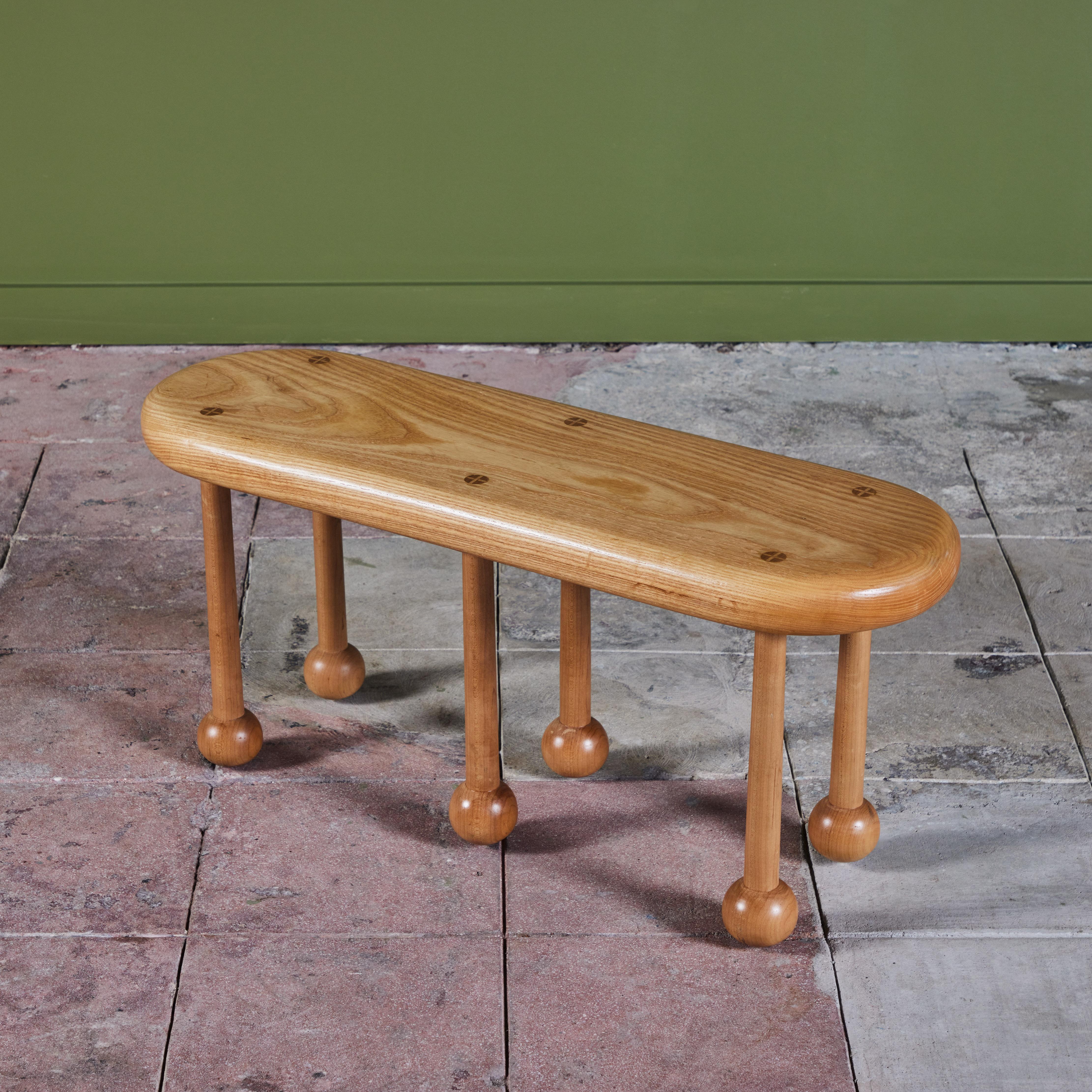 Pillar Bench by Evan Segota For Sale at 1stDibs