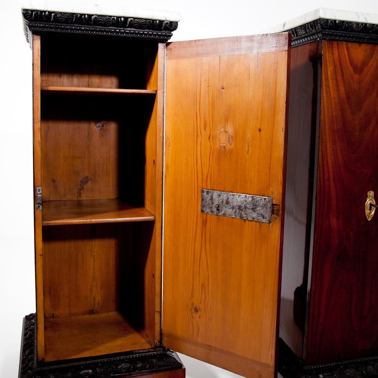 Pillar Cabinets, Vienna, circa 1800 at 1stDibs | 1800 cabinets