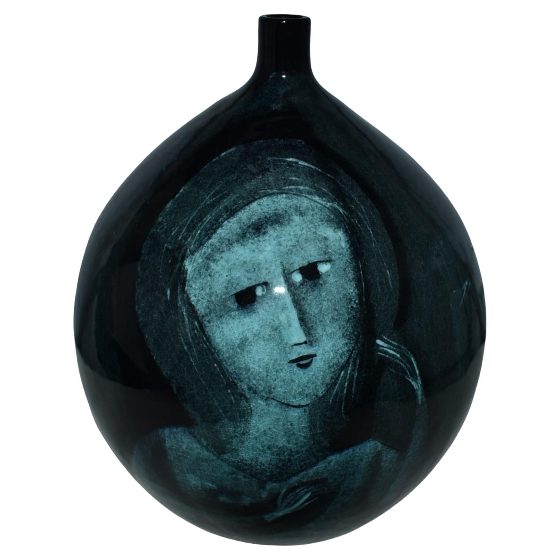 Pillin Studio Pottery Vintage Art Deco Hand Painted Women and Children ...