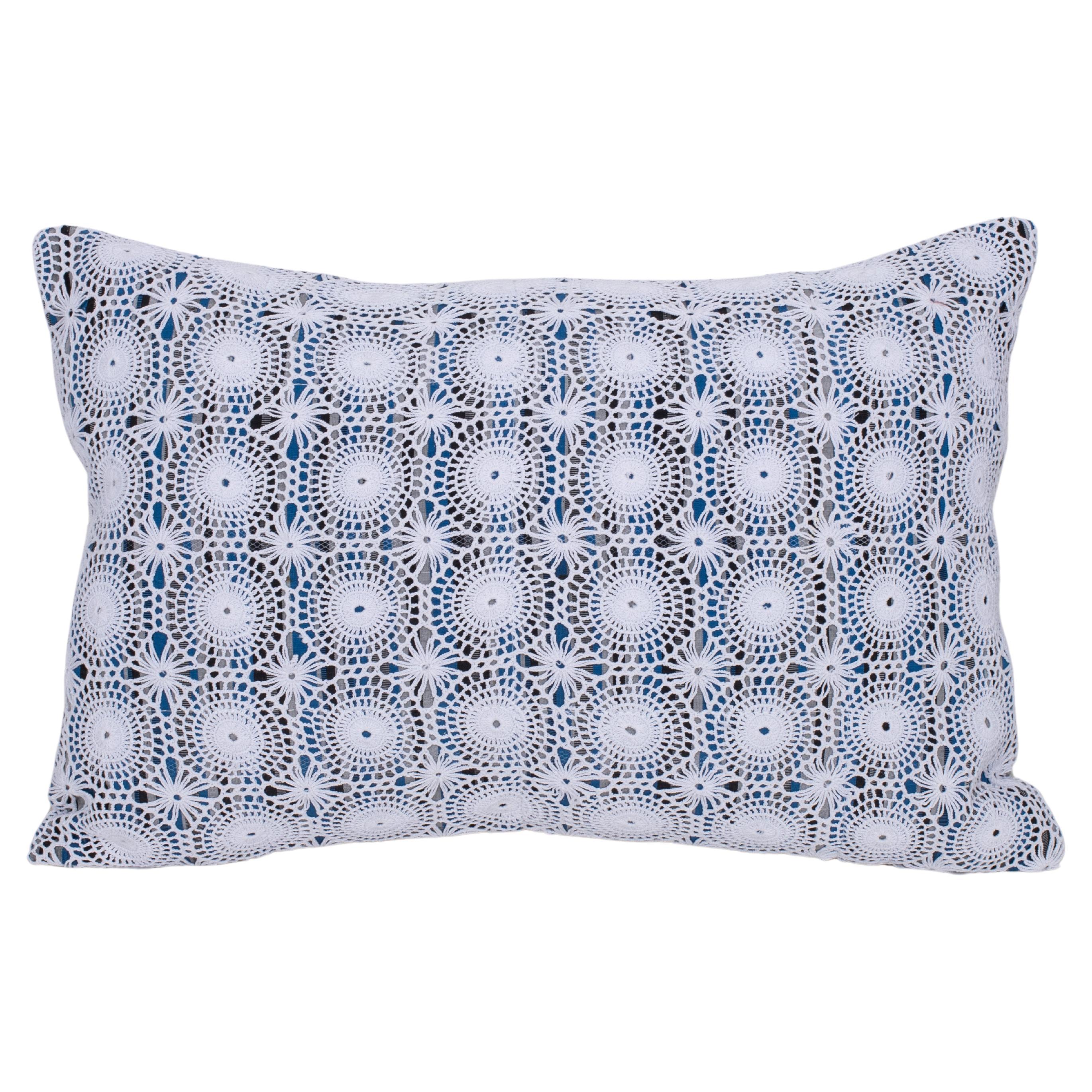 Pillow Case Made from a Vintage Turkish Crouchet Table Cloth For Sale ...