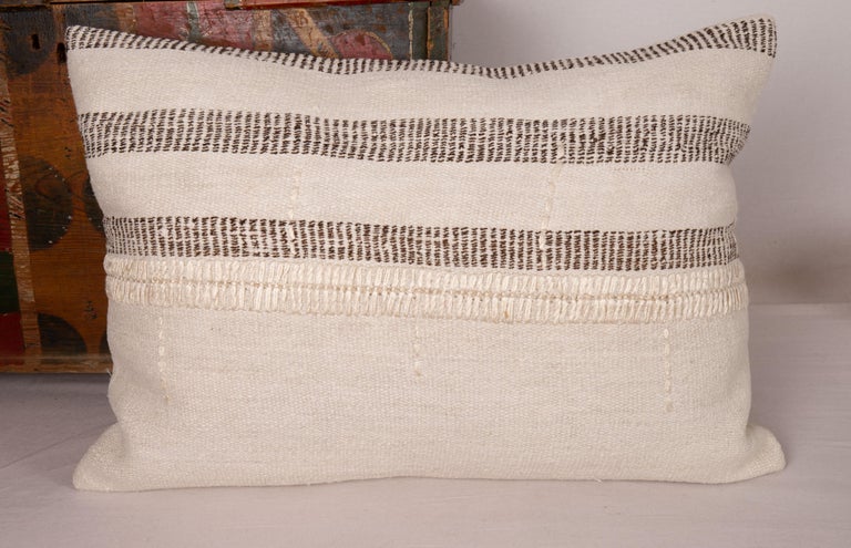 Pillowcase Made from a 1960s Hemp Rug For Sale at 1stDibs