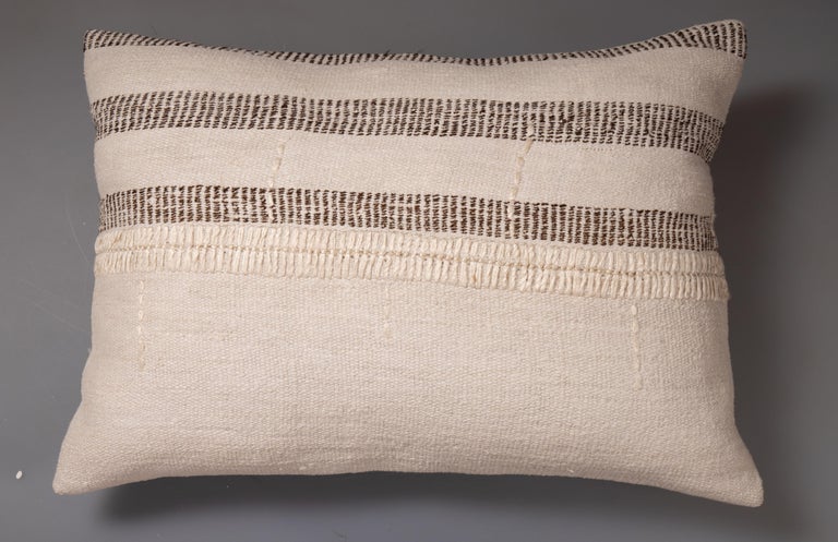 Pillowcase Made from a 1960s Hemp Rug For Sale at 1stDibs