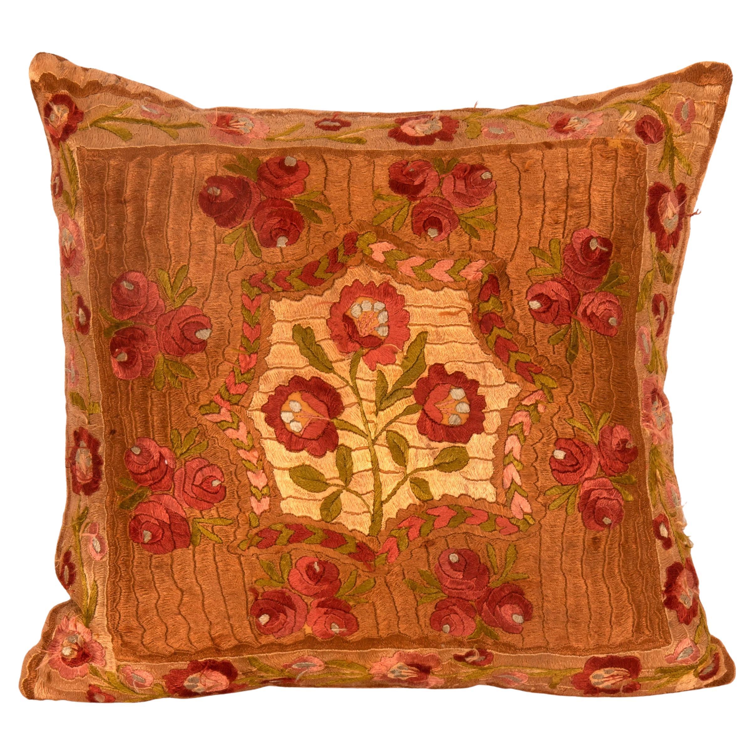 Hungarian Matyo Pillowcase, Early 20th C For Sale at 1stDibs