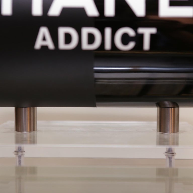 Pill Chanel Addict Black Sculpture at 1stDibs | chanel addict pill ...