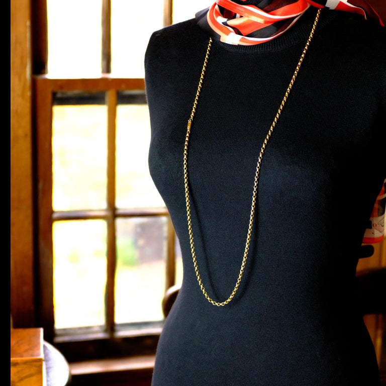Pinchbeck Gold Chain from Victorian England For Sale at 1stDibs