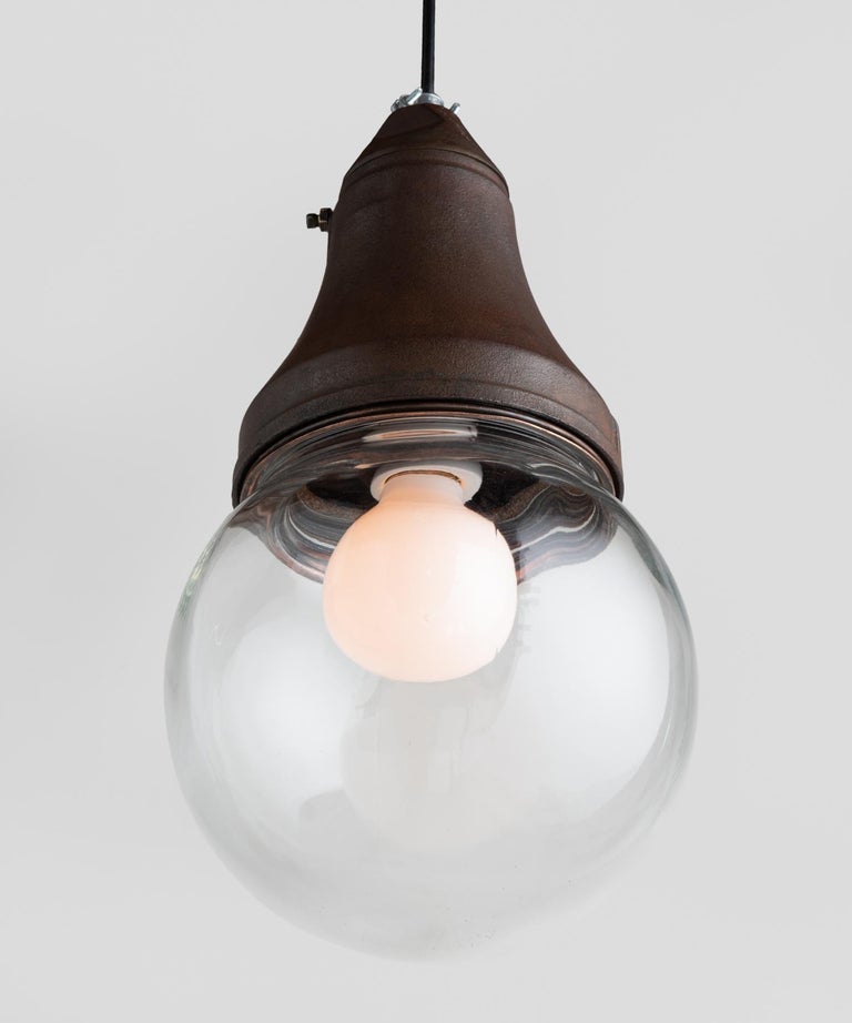 Pinched Top Explosion Proof Pendant, America, circa 1940 at 1stDibs