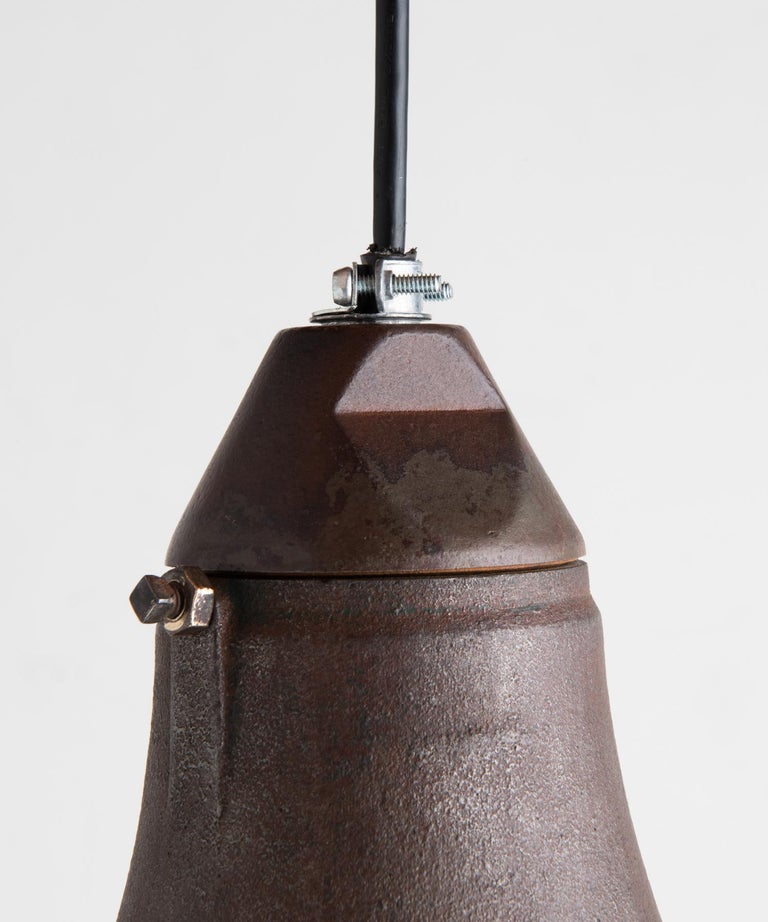 Pinched Top Explosion Proof Pendant, America, circa 1940 at 1stDibs
