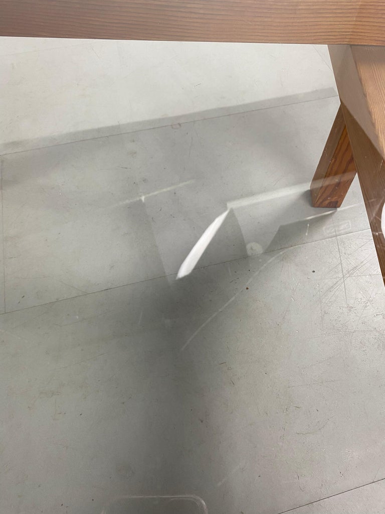 Pine and Glass Coffee Table by John Makepeace, England, c.1970 at 1stDibs