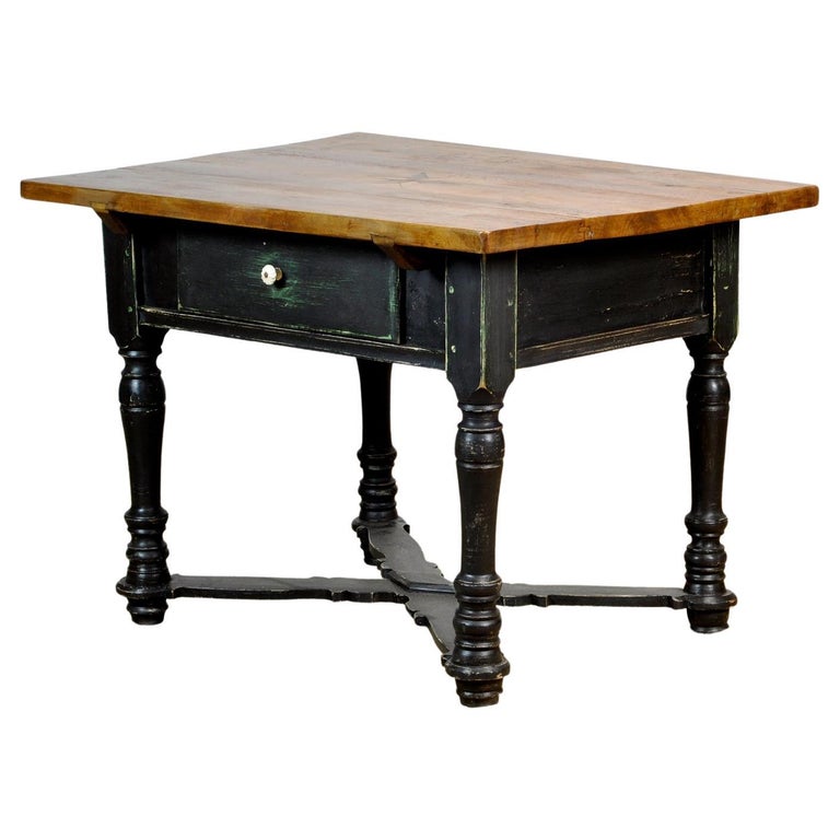 Pine and Oak Table, 1920's For Sale at 1stDibs