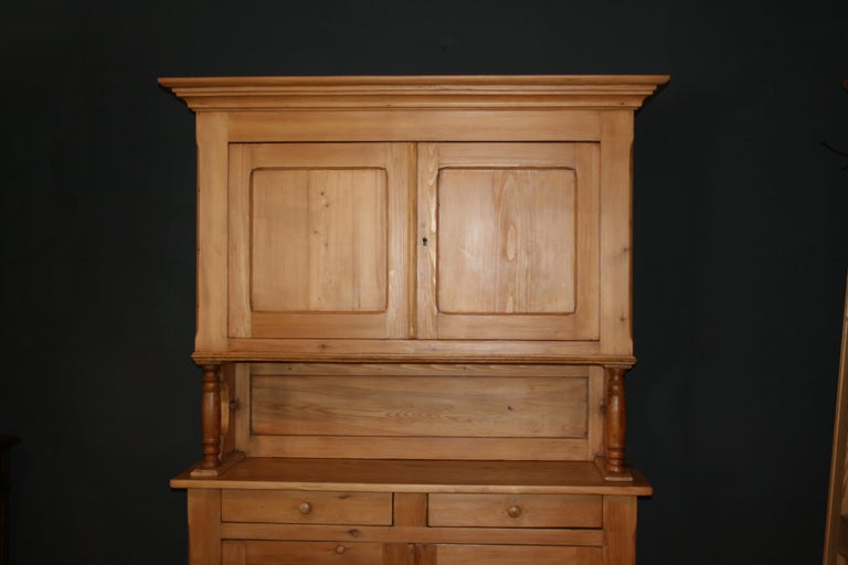 Large Antique Kitchen Buffet, Pine, 1880s at 1stDibs