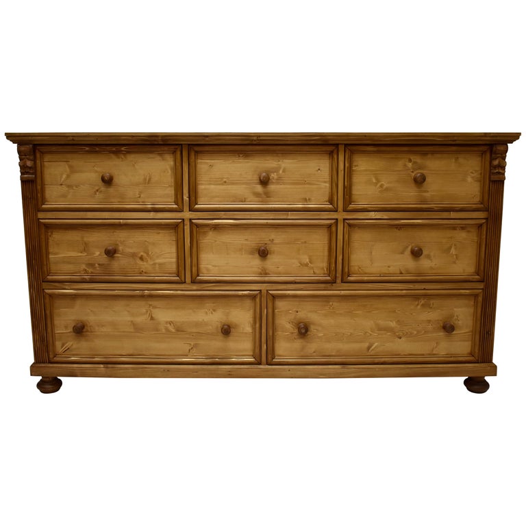 Pine Chest of Eight Drawers at 1stDibs