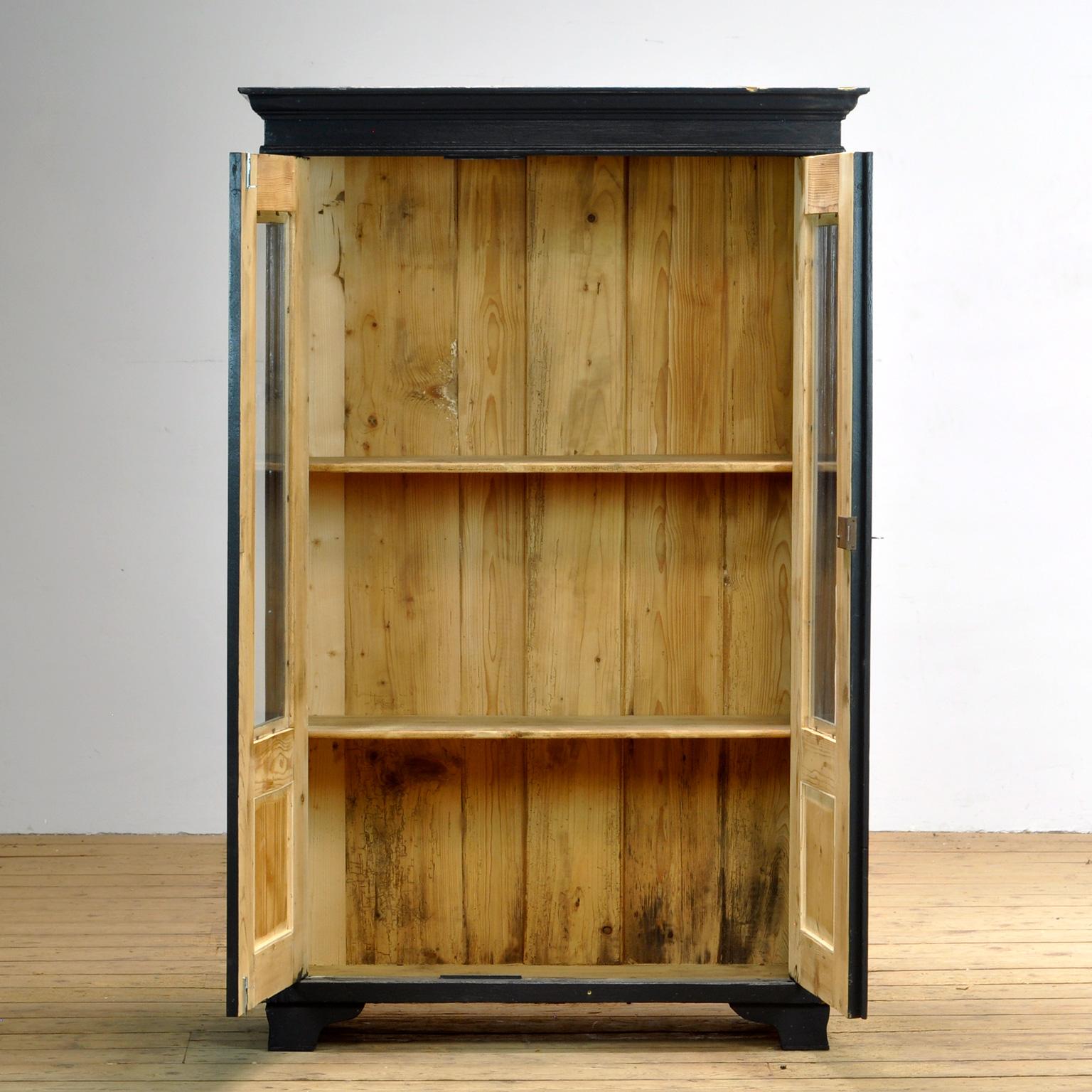 Pine Display Cabinet, 1920's For Sale at 1stDibs