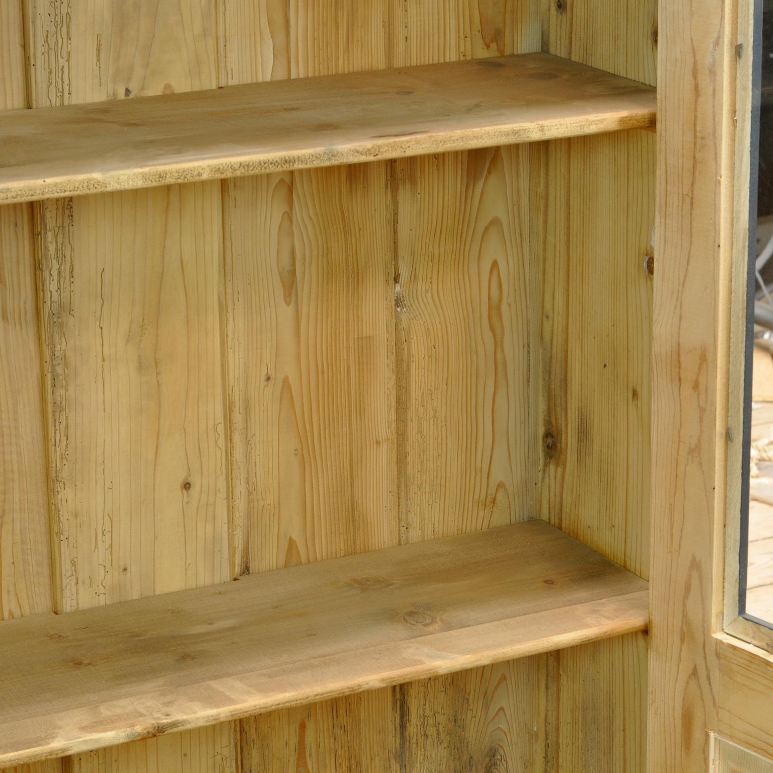 Pine Display Cabinet, 1920's For Sale at 1stDibs