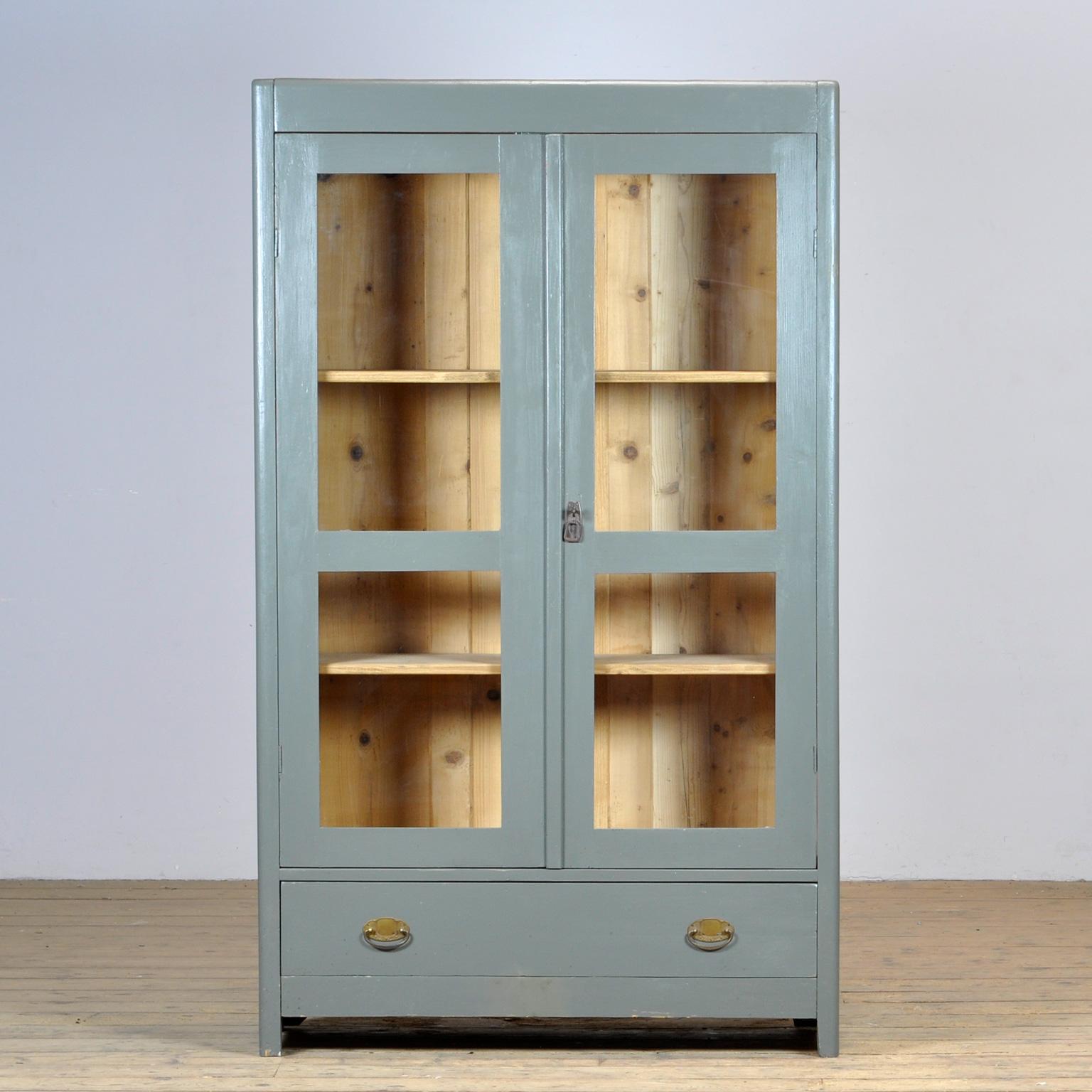 Pine Display Cabinet, 1930's For Sale at 1stDibs