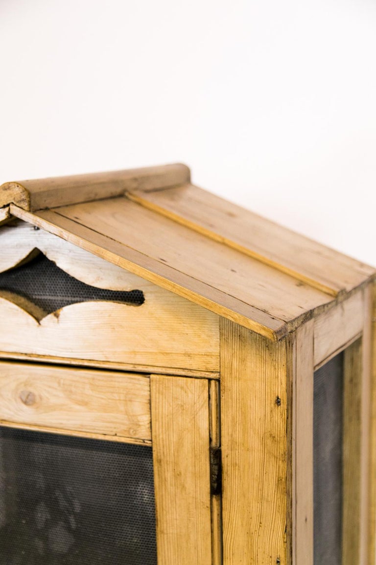 Pine English Pie Safe at 1stDibs