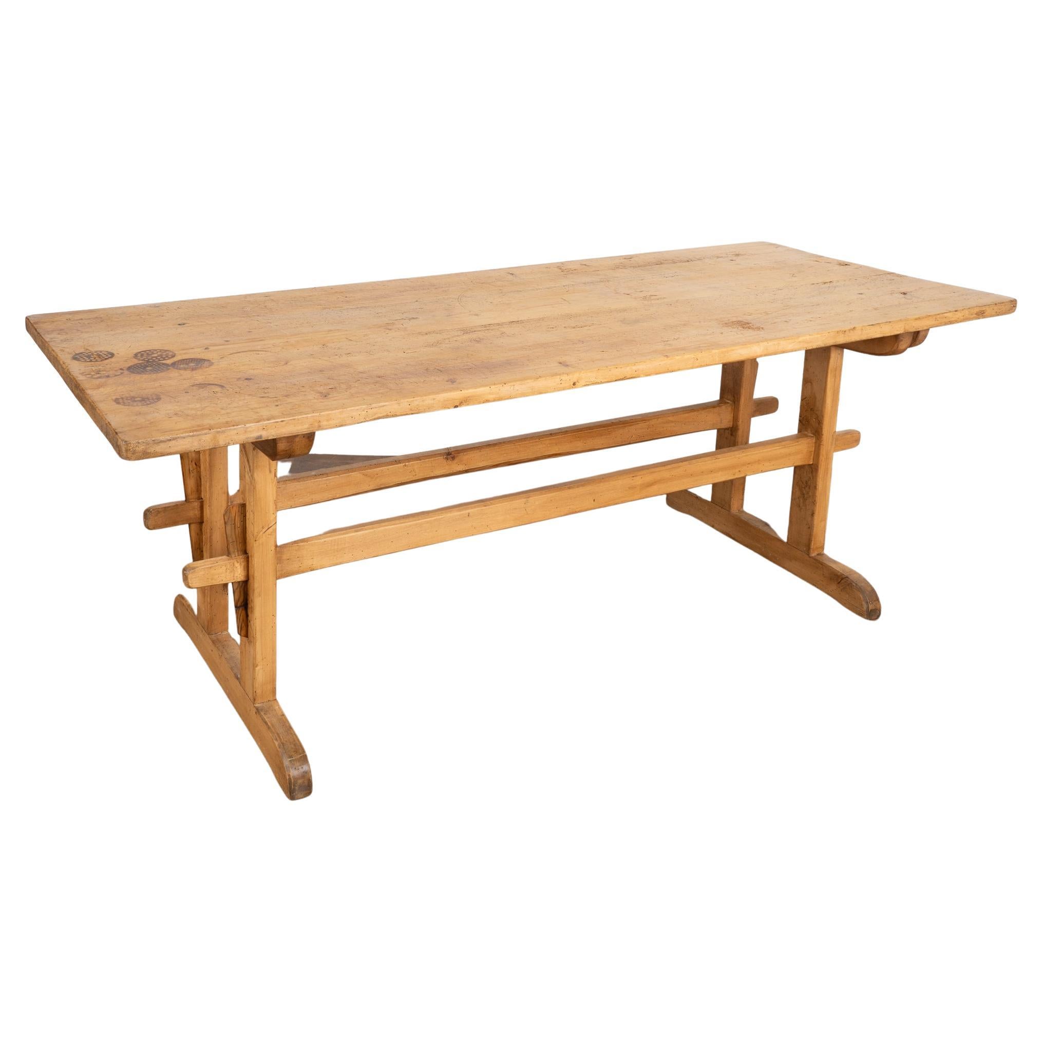 Antique Pine Farm Kitchen Dining Table, Sweden circa 1800-20 For Sale ...