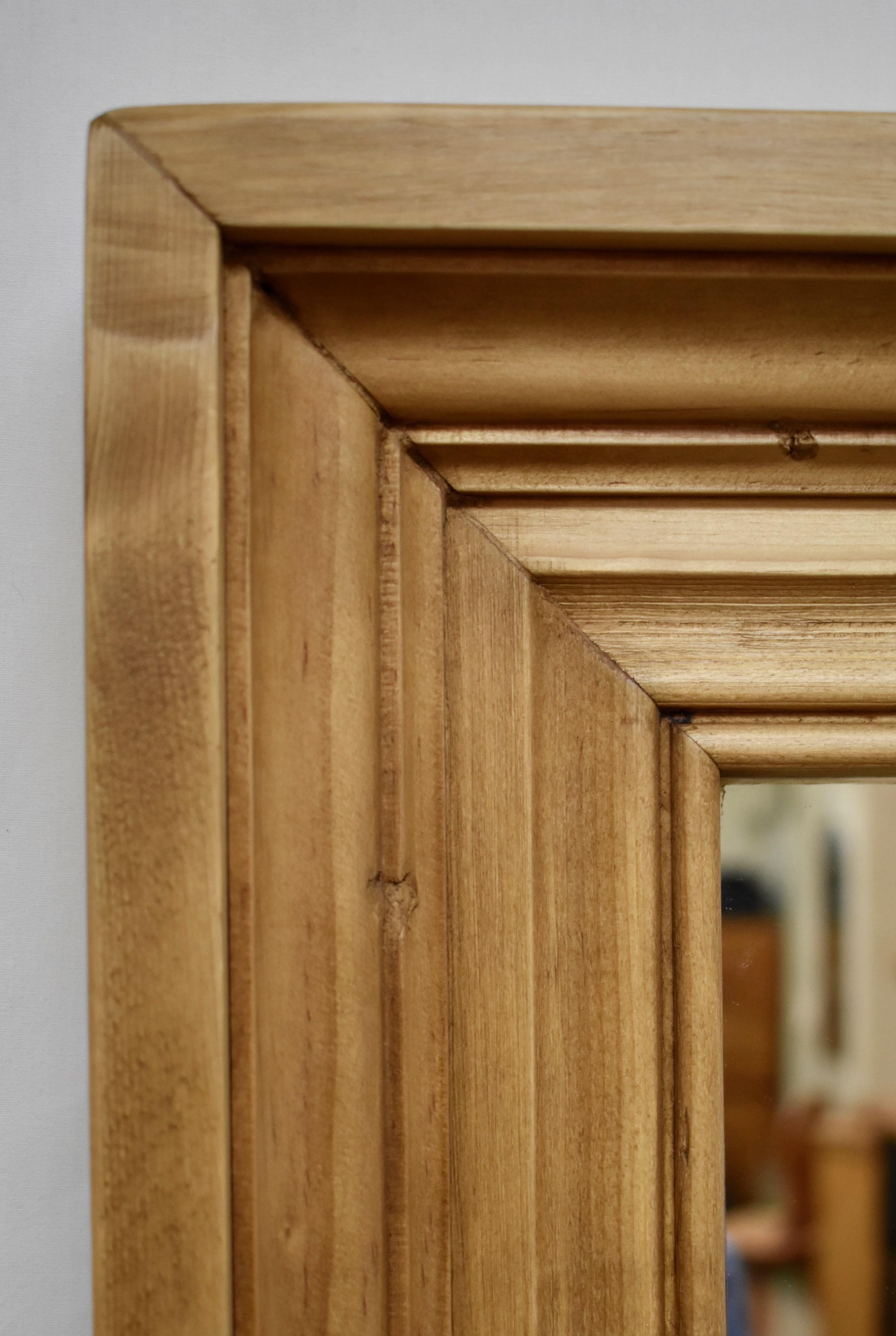 Pine Framed Mirror at 1stDibs | pine mirror, pine framed mirrors, pine ...