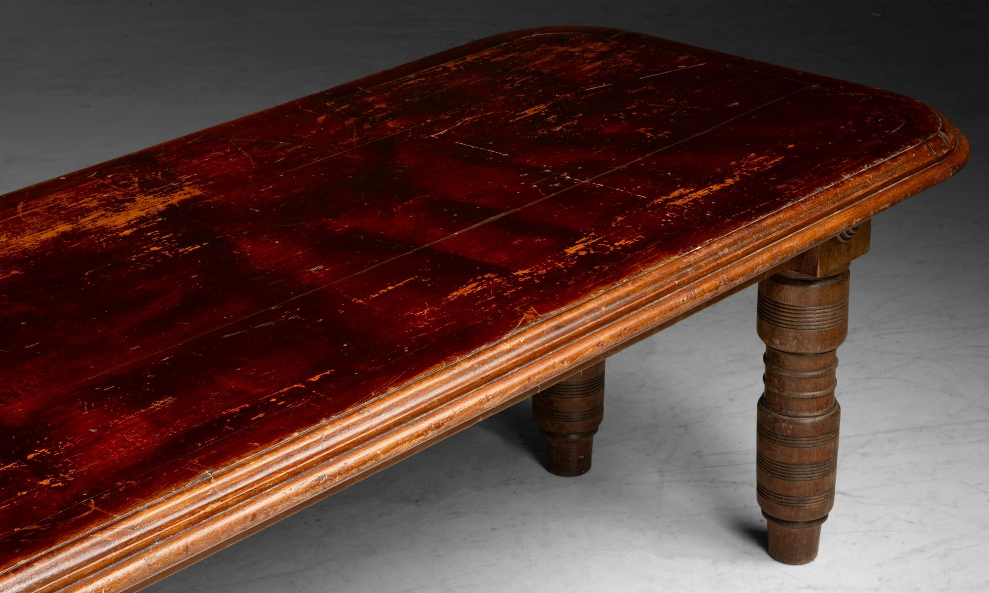 Pine and Mahogany Dining Table (Small), England circa 1890 For Sale at ...