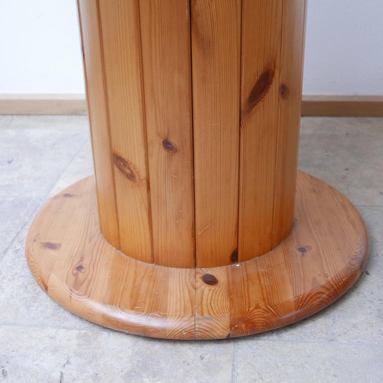 Pine Mid-Century Dutch Dining Table For Sale at 1stDibs