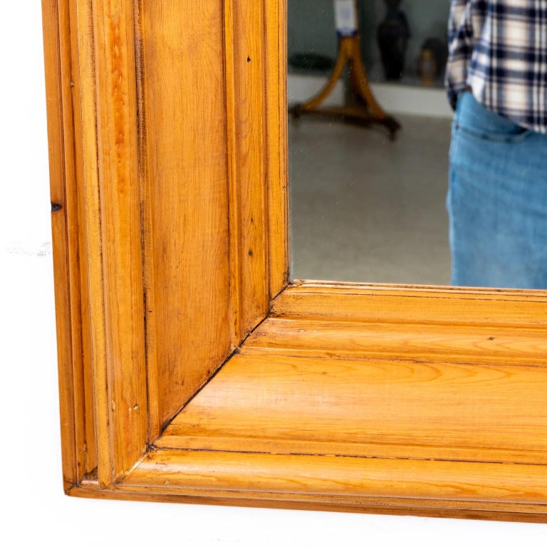 Pine Mirror For Sale at 1stDibs