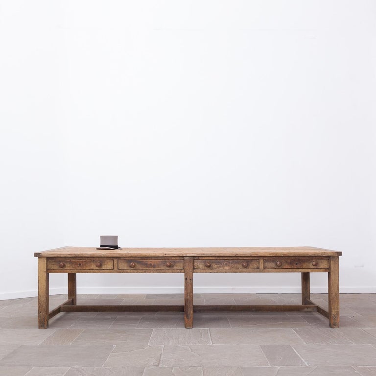 Pine Prep Table, Circa 1800. at 1stDibs