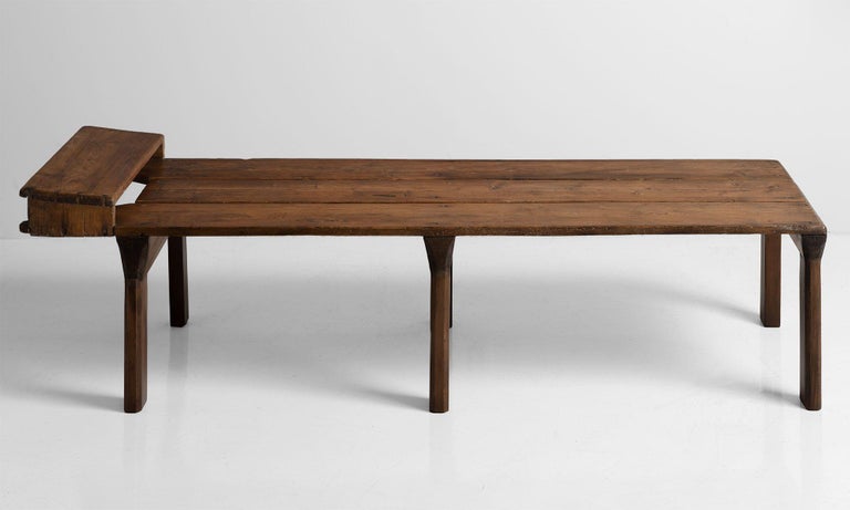 Pine Prison Bed Coffee Table, England, circa 1890 at 1stDibs