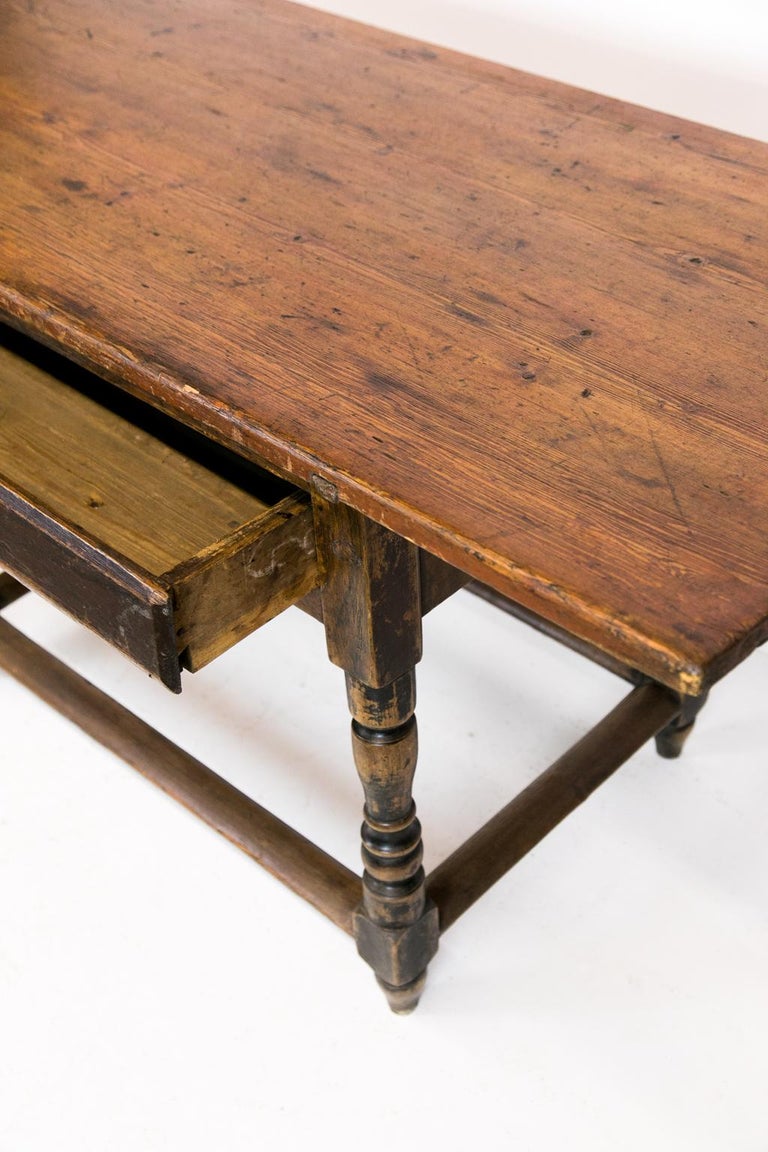 Pine Russian Tavern Table For Sale at 1stDibs