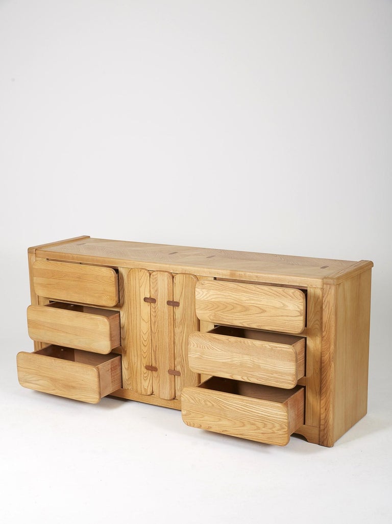 Pine Sideboard Stanley 1970s Edition For Sale at 1stDibs