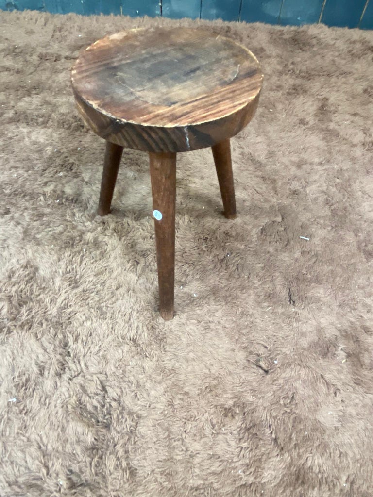 Pine Stool circa 1950 For Sale at 1stDibs