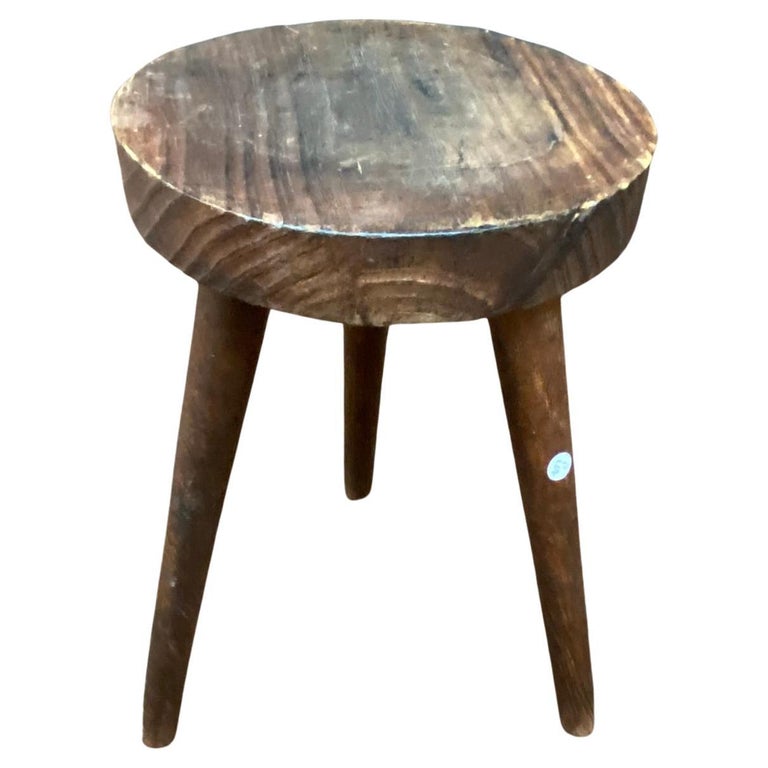 Pine Stool circa 1950 For Sale at 1stDibs