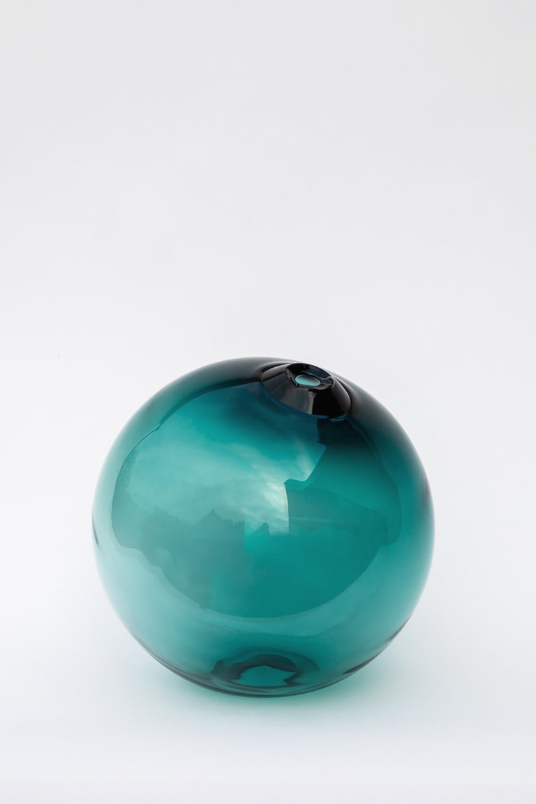 Pine Tree Green Float Vessel 16 by SkLO For Sale at 1stDibs