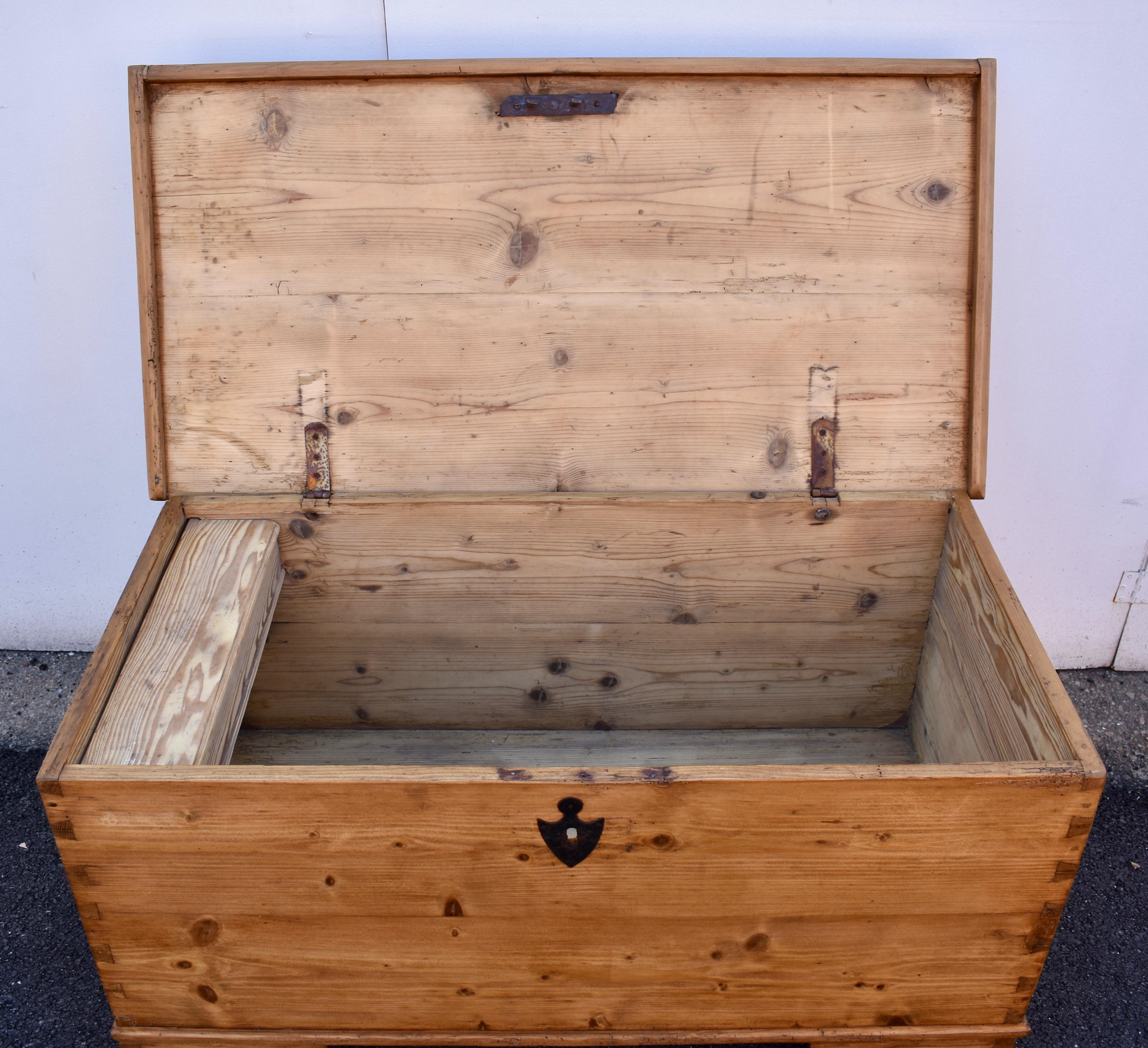 Pine Trunk or Blanket Chest at 1stDibs