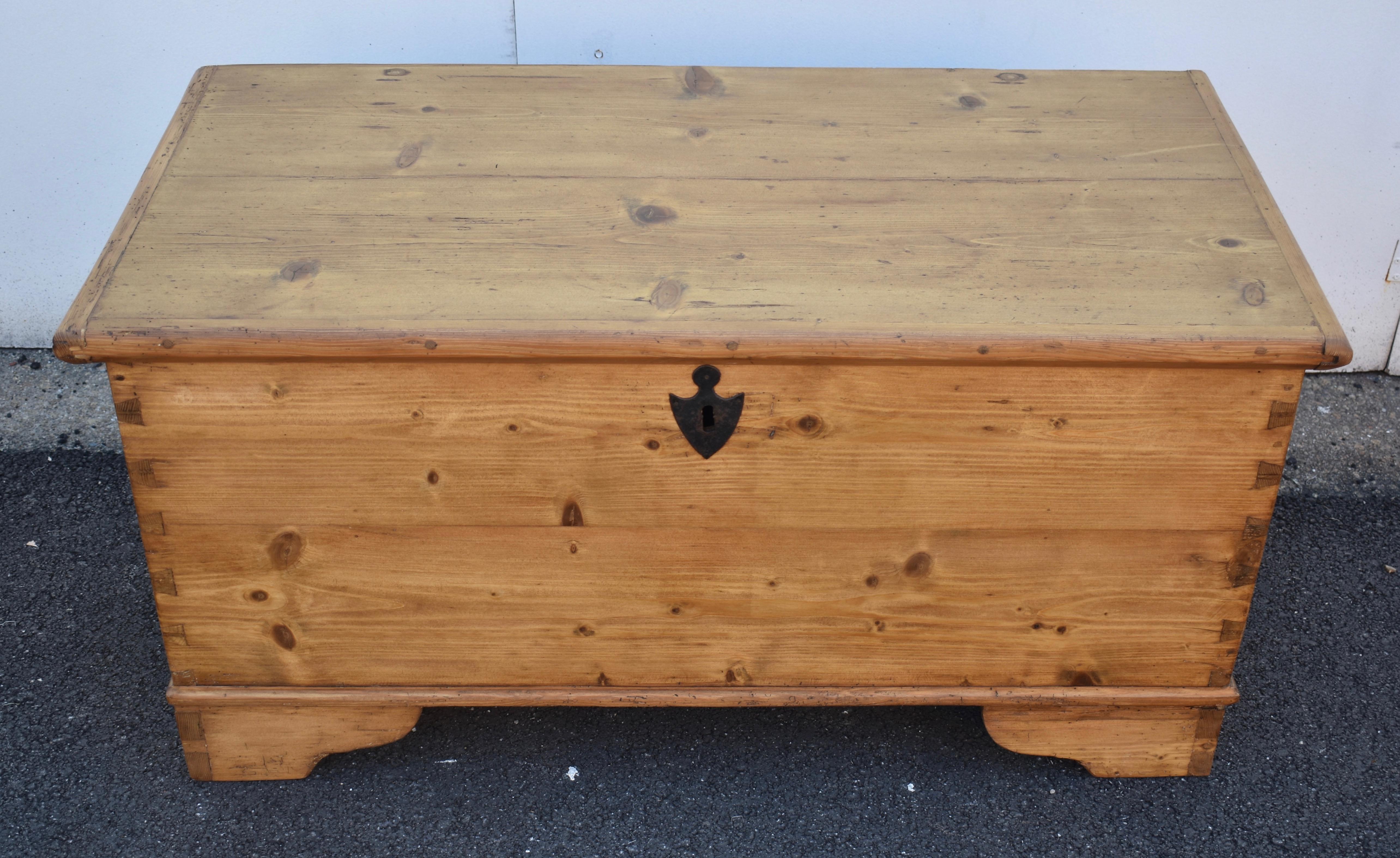 Pine Trunk or Blanket Chest at 1stDibs