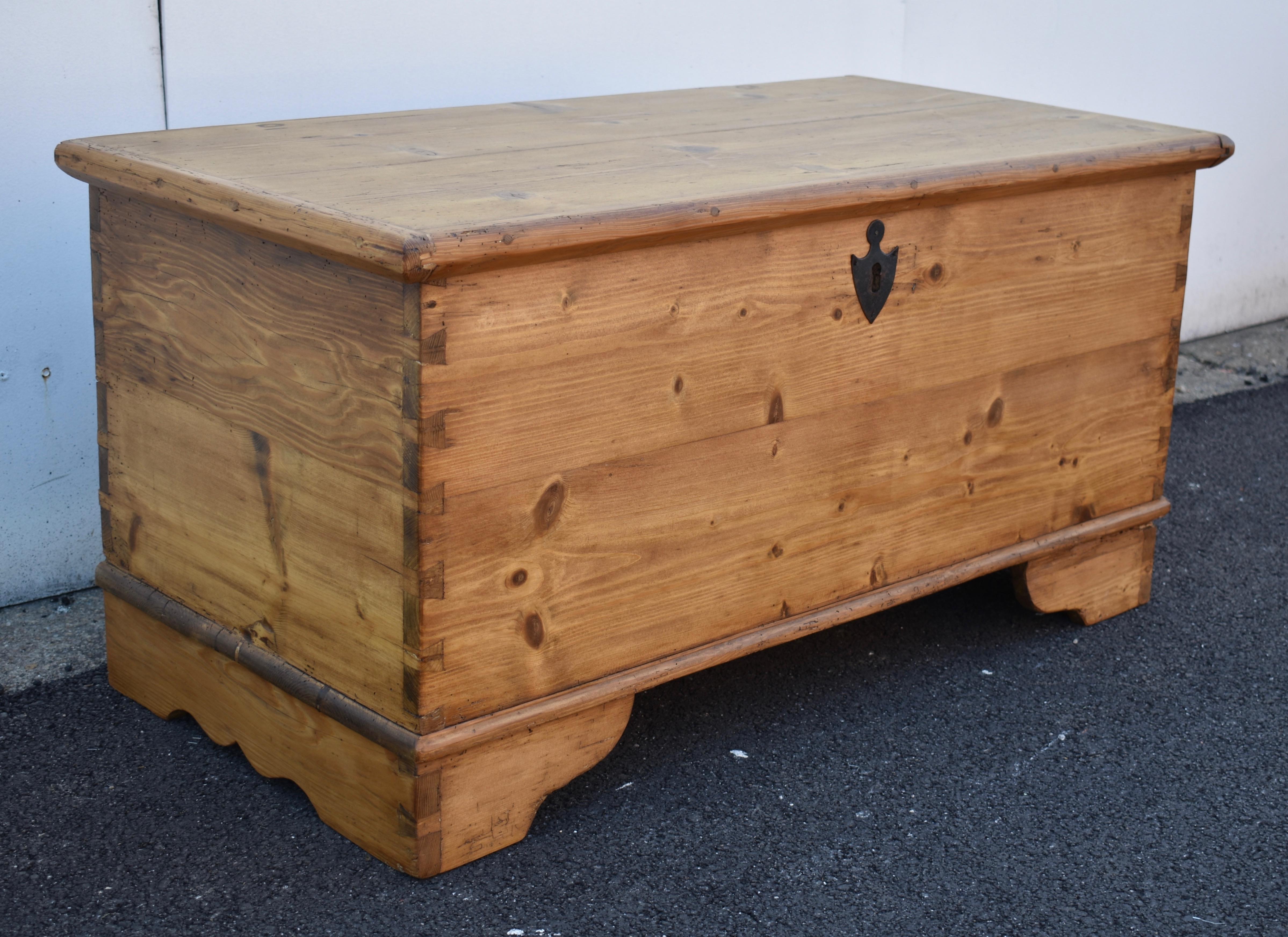 Pine Trunk or Blanket Chest at 1stDibs