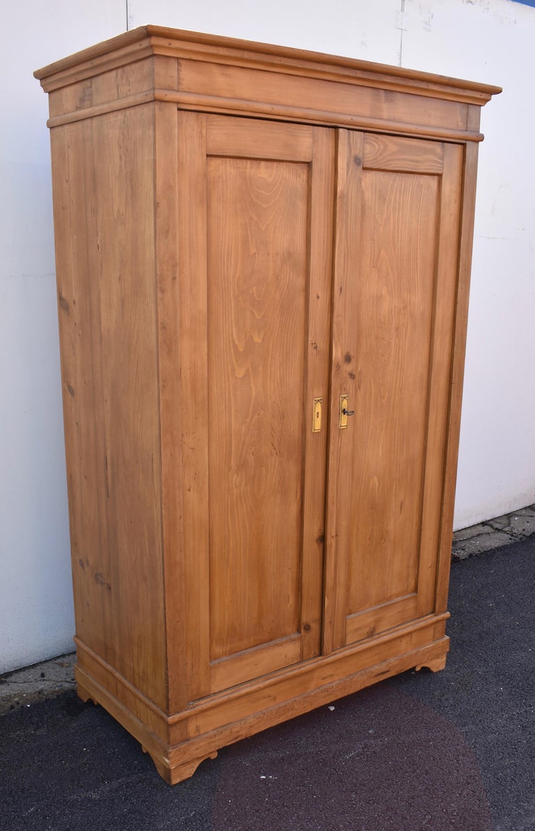 Pine Two Door Armoire at 1stDibs