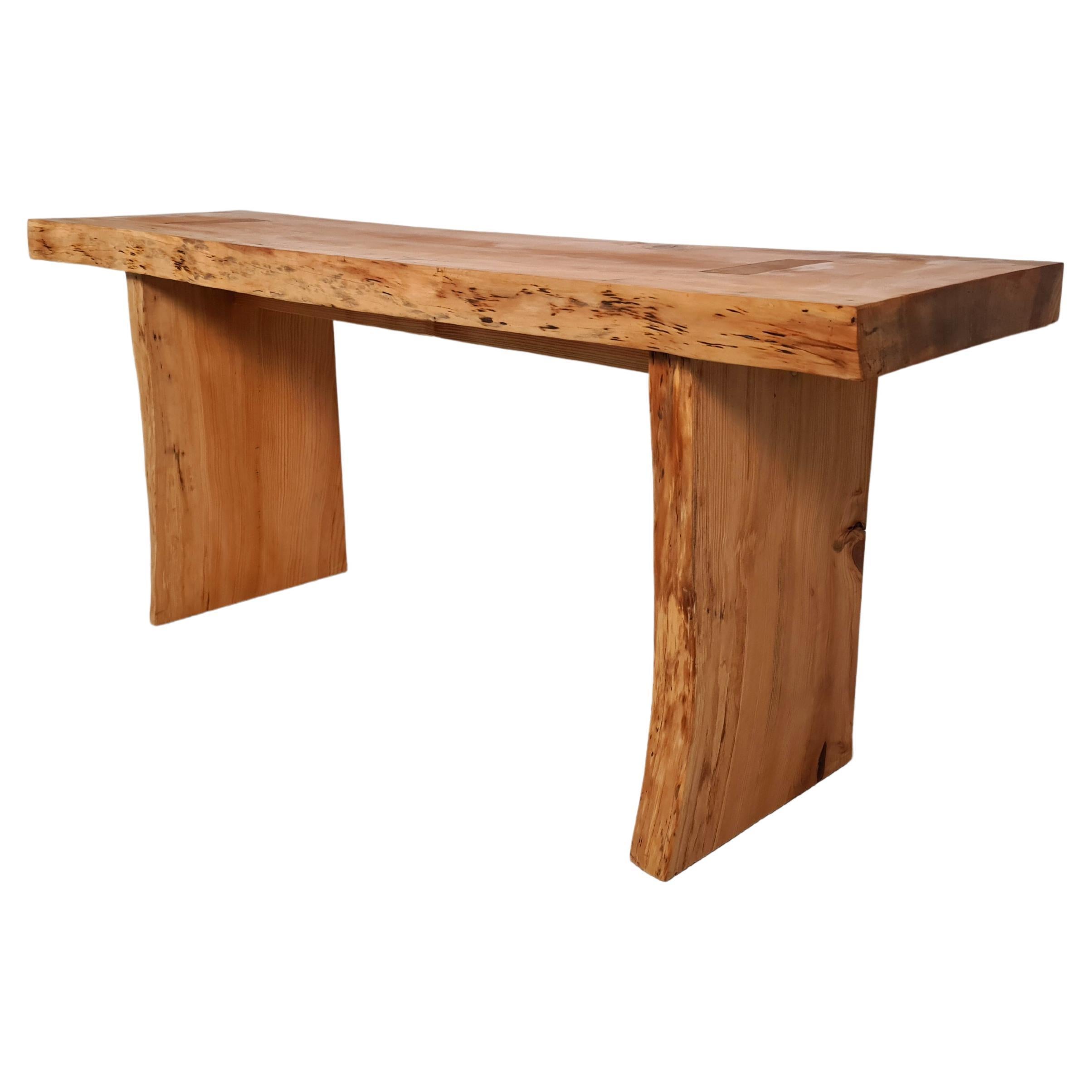 Primitive Pine Console Table at 1stDibs
